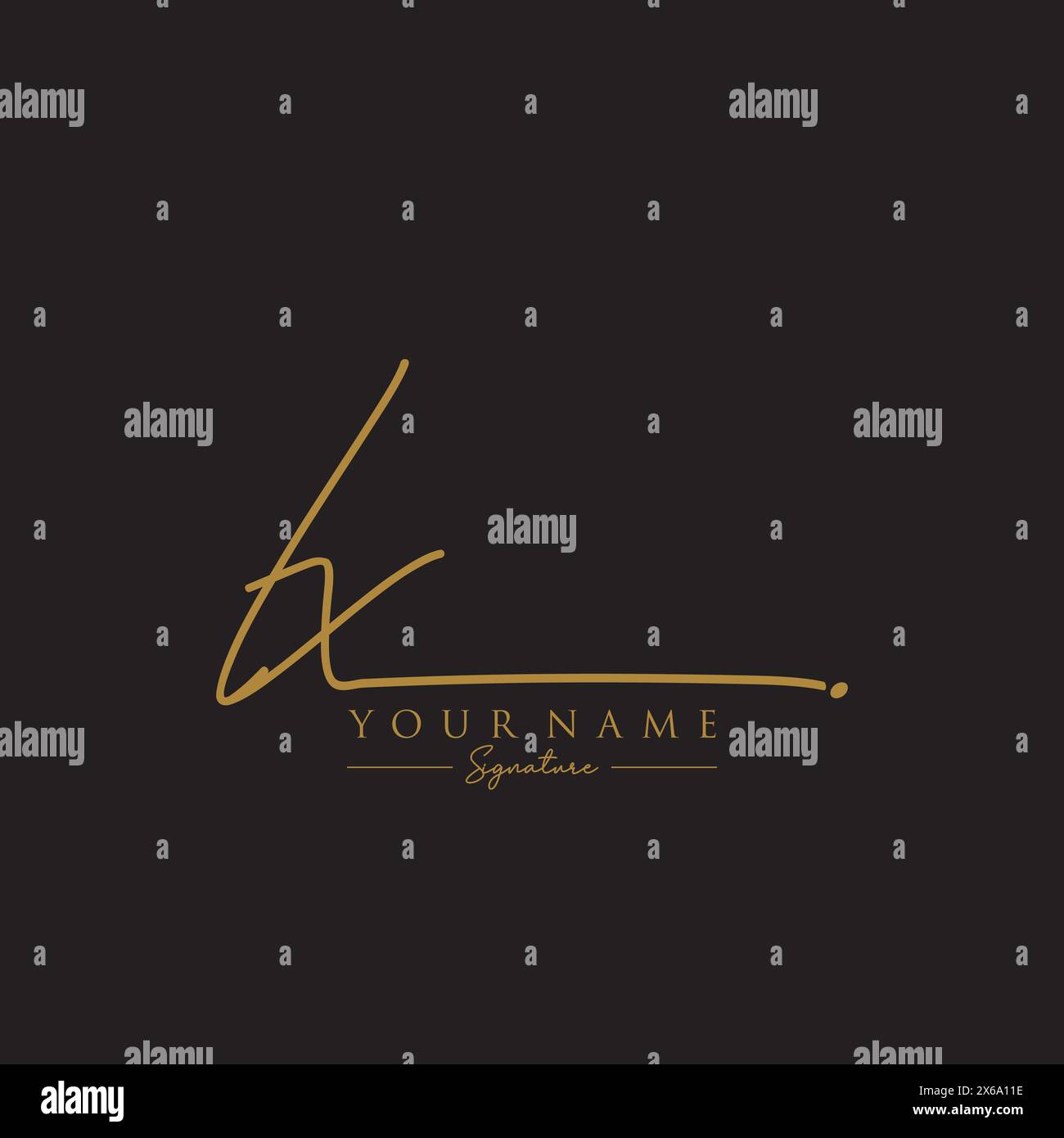 IX Signature Logo Template Stock Vector Image & Art - Alamy