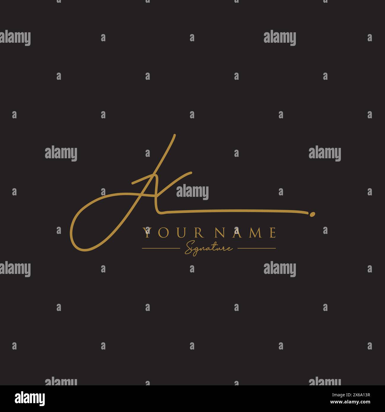 JX Signature Logo Template Stock Vector Image & Art - Alamy