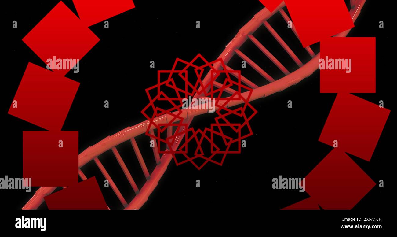 Intertwining geometric shapes hi-res stock photography and images - Alamy