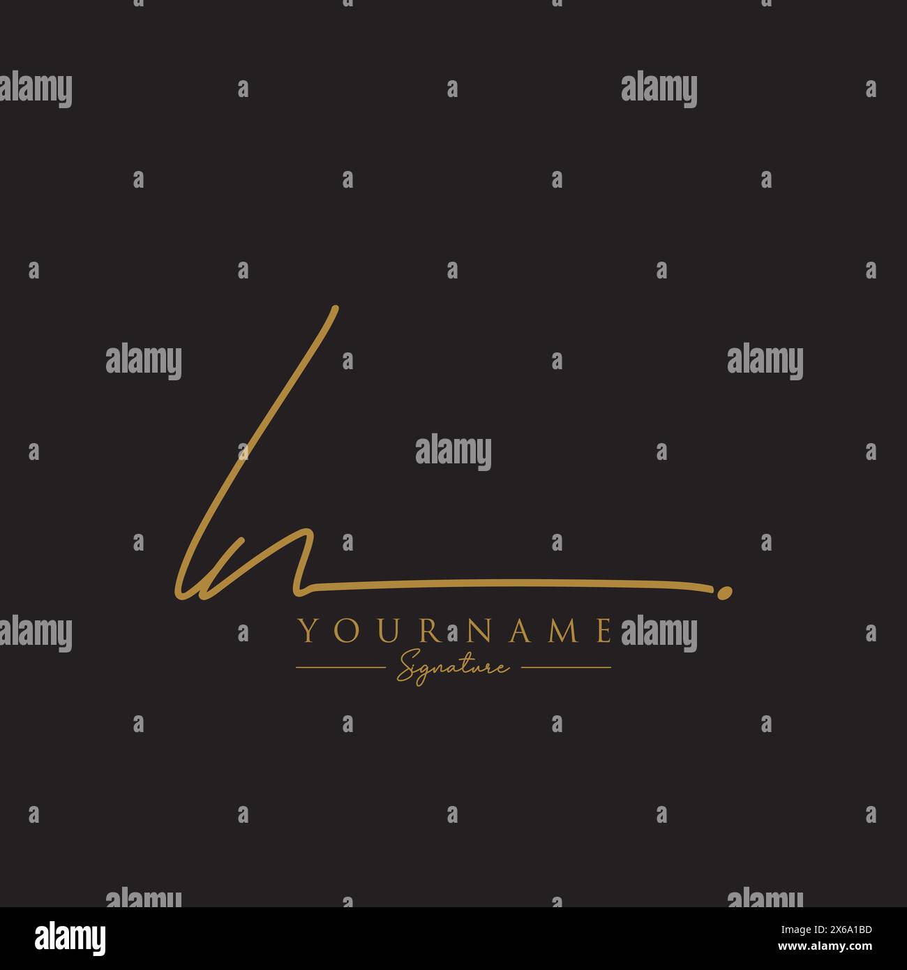 Letter monogram logo in Stock Vector Images - Alamy