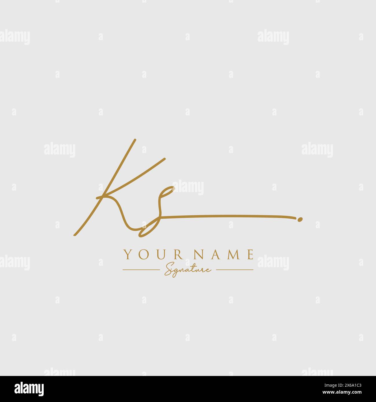 Letter ks logo hi-res stock photography and images - Alamy