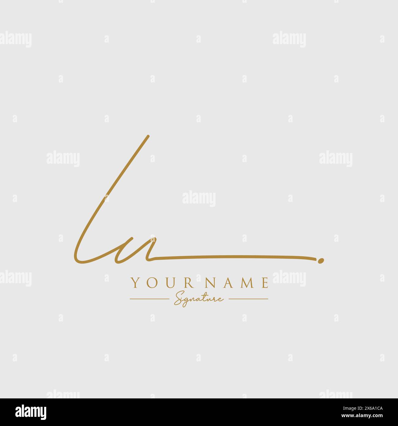 LU Signature Logo Template Stock Vector Image & Art - Alamy