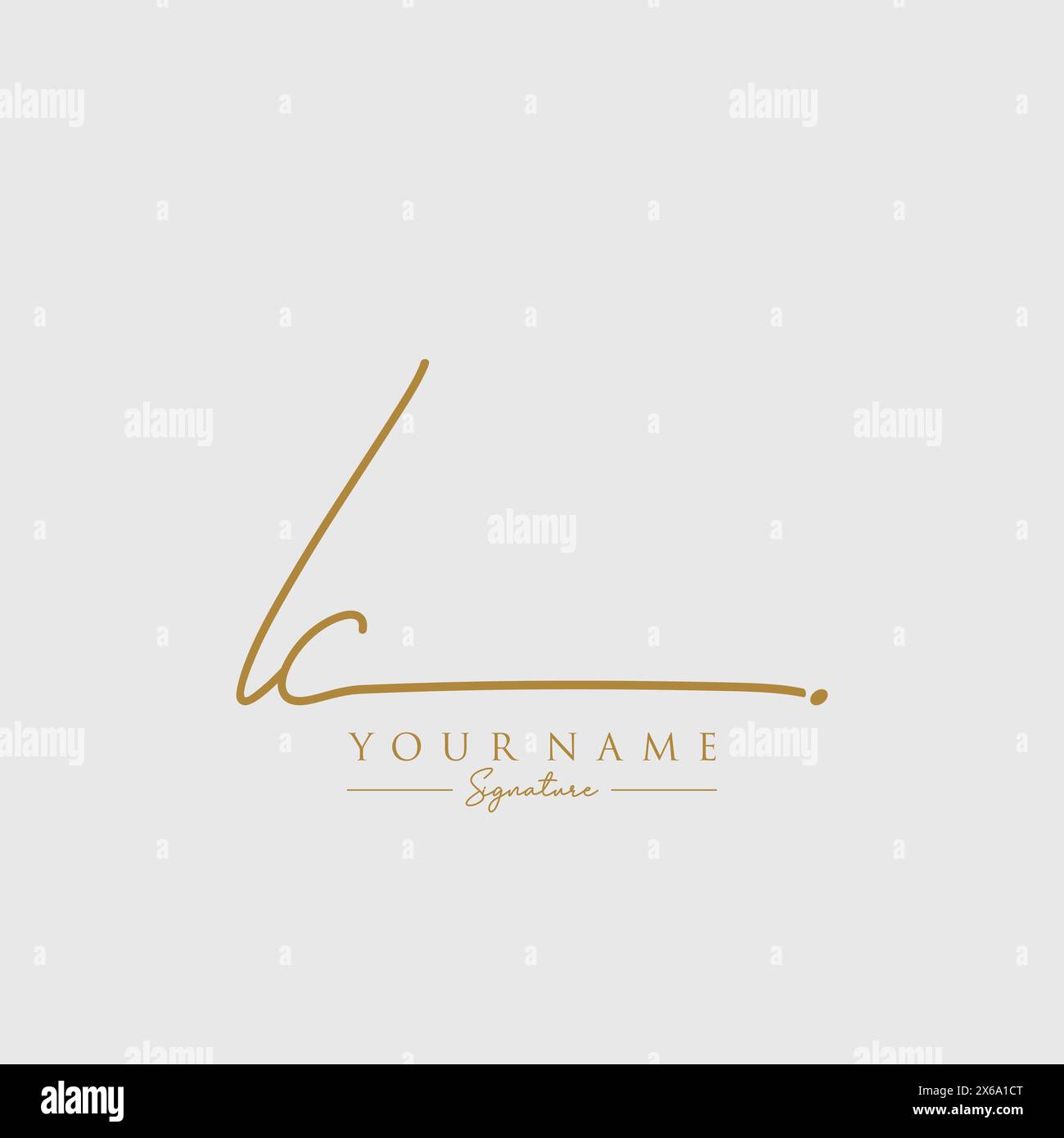 IC Signature Logo Template Stock Vector Image & Art - Alamy