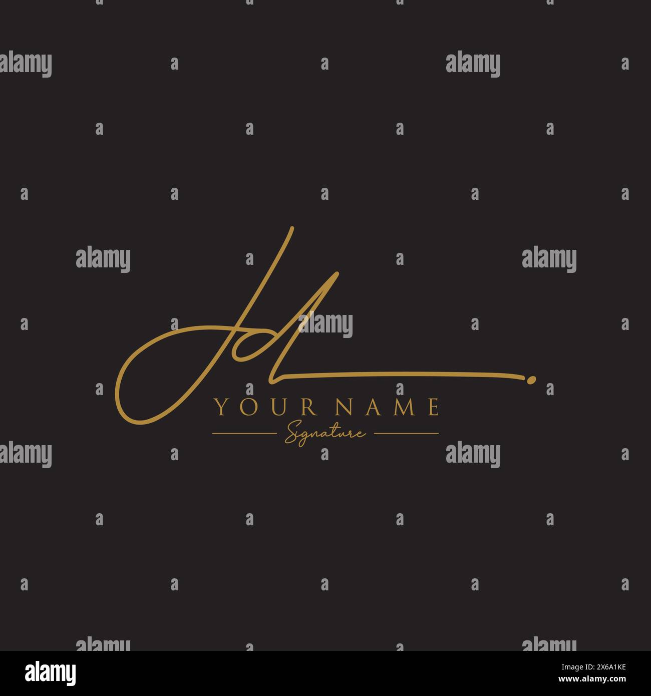 JD Signature Logo Template Stock Vector Image & Art - Alamy