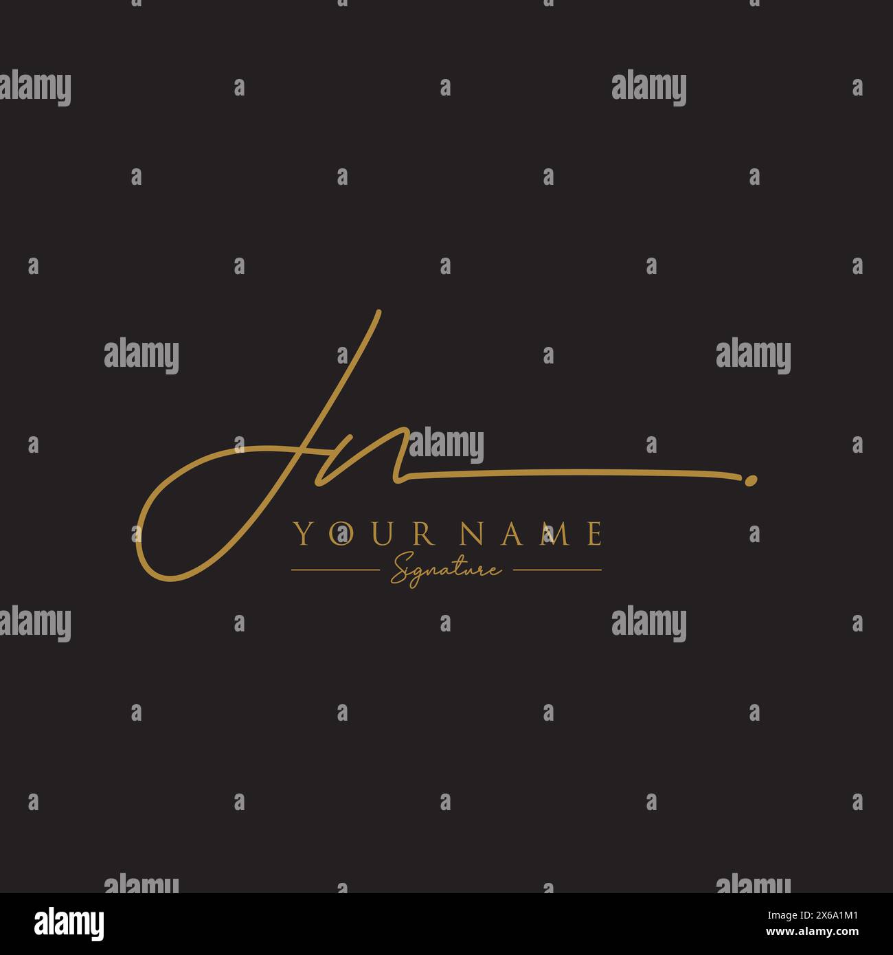 Signature Stock Vector Images - Alamy