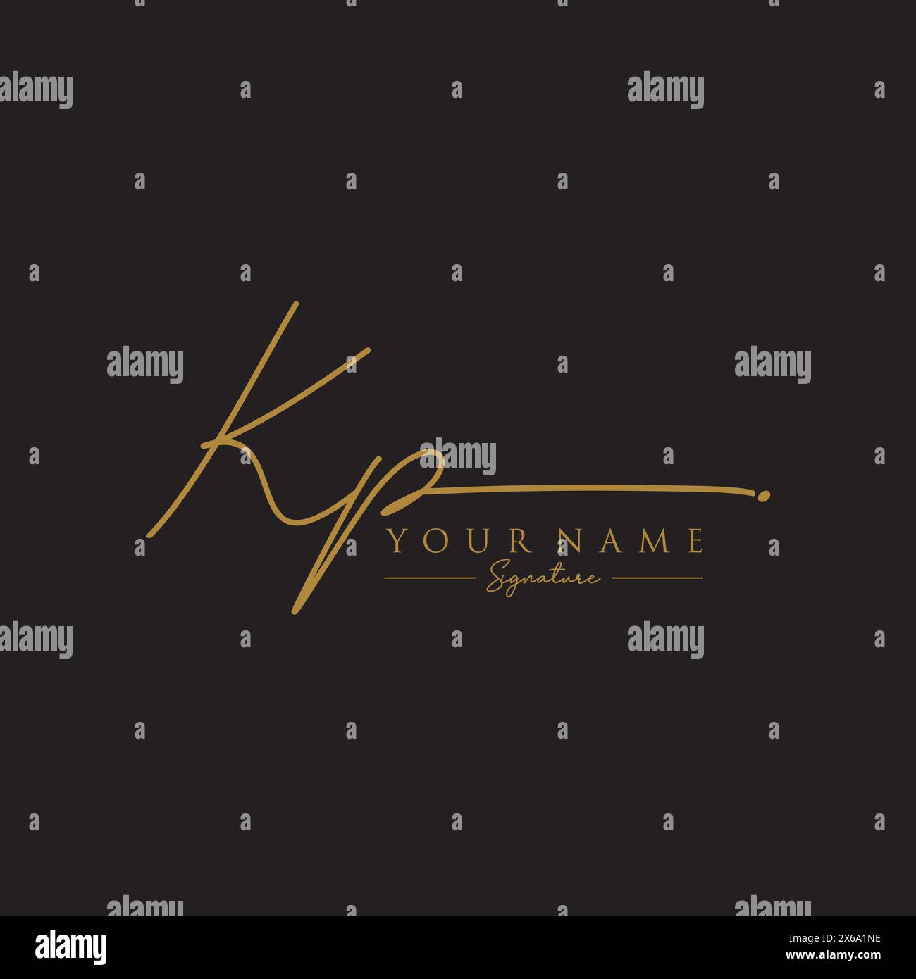 Letter kp logo hi-res stock photography and images - Alamy