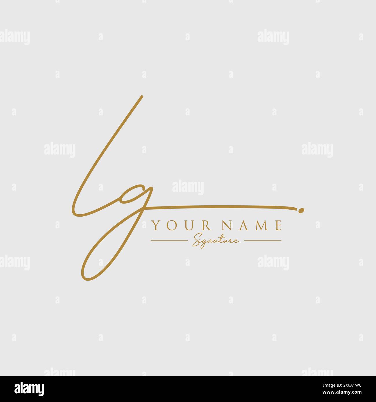 LG Signature Logo Template Stock Vector Image & Art - Alamy