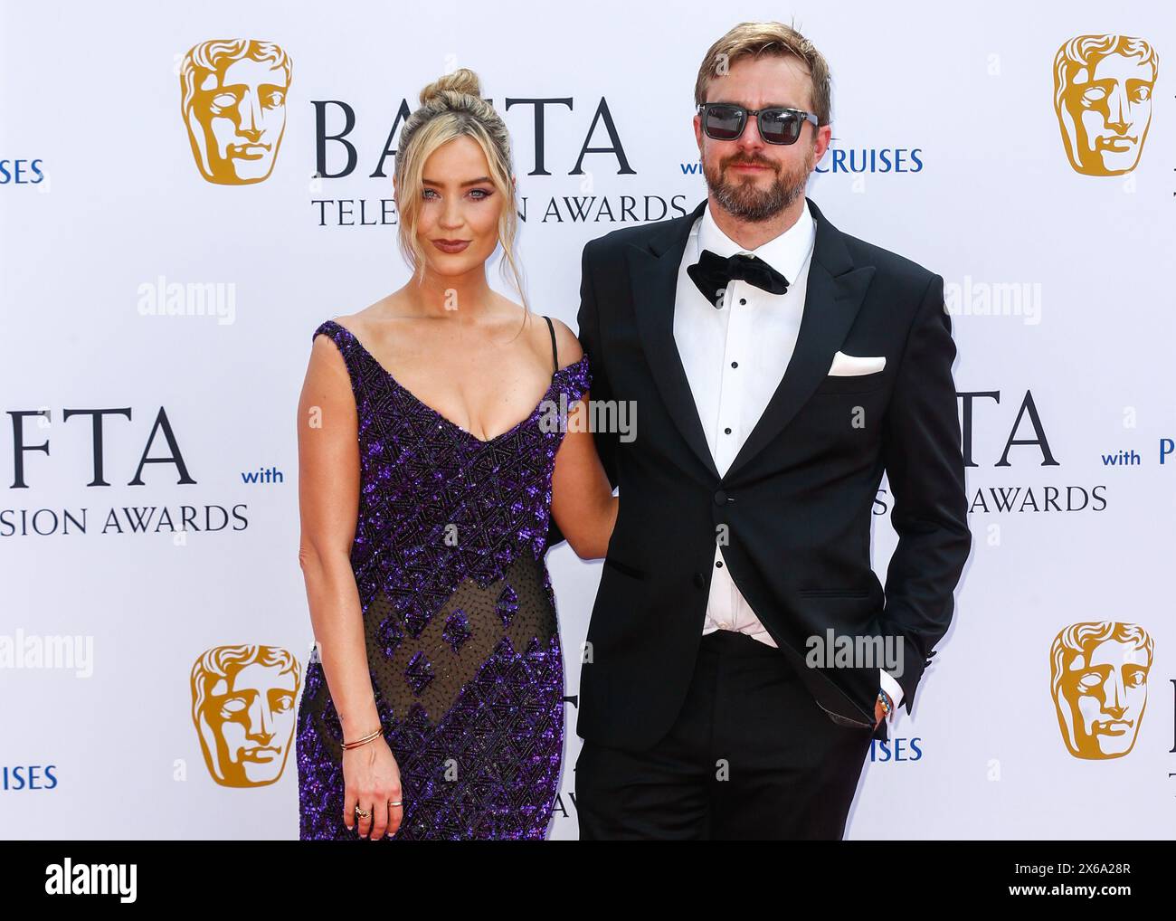 London, UK. 12th May, 2024. Iain Stirling and Laura Whitmore attend the ...
