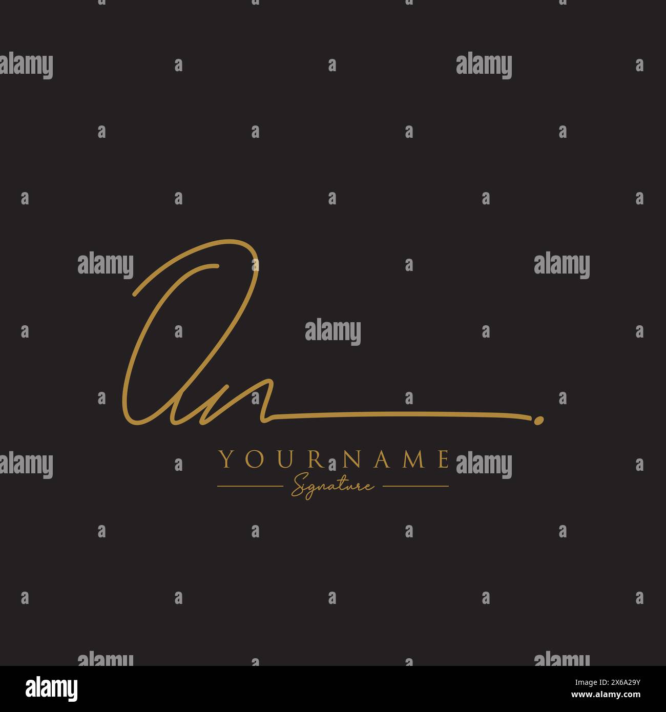 White letter logo on Stock Vector Images - Alamy