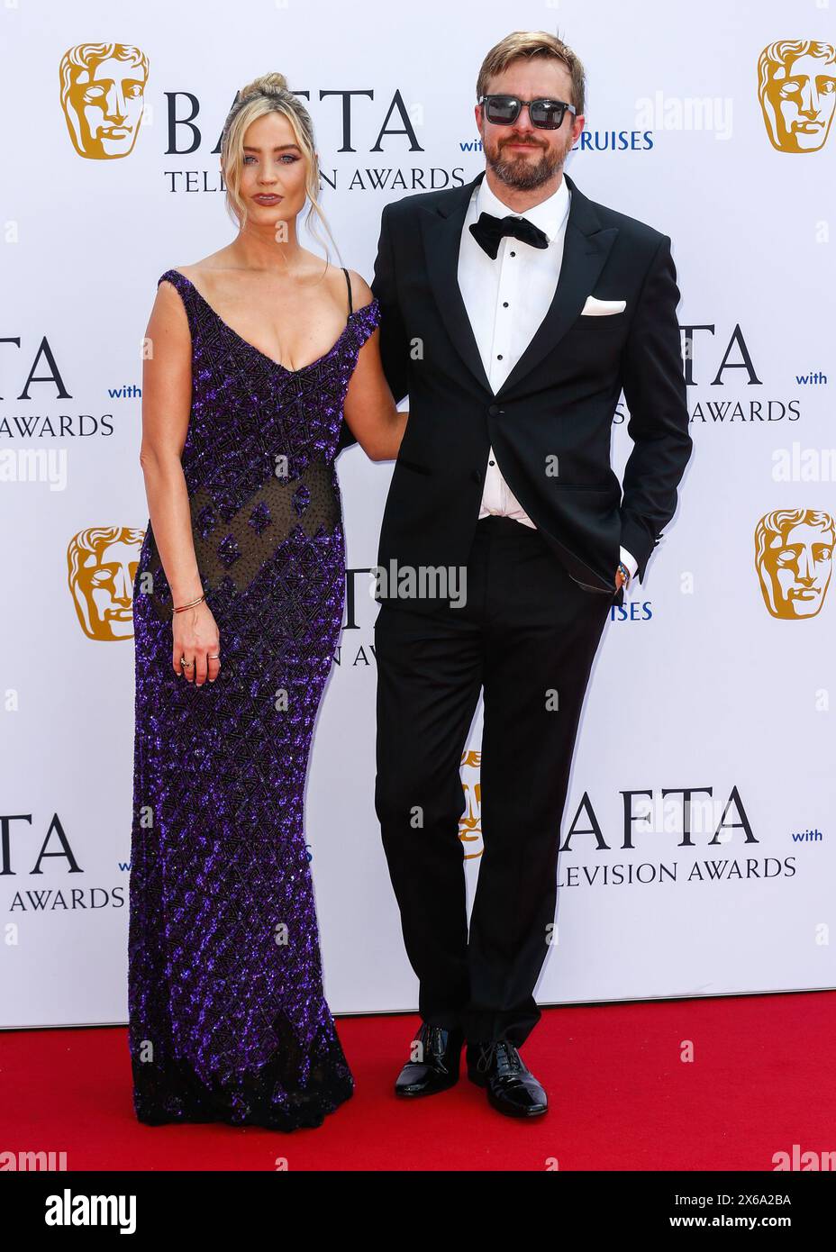 London, UK. 12th May, 2024. Iain Stirling and Laura Whitmore attend the ...
