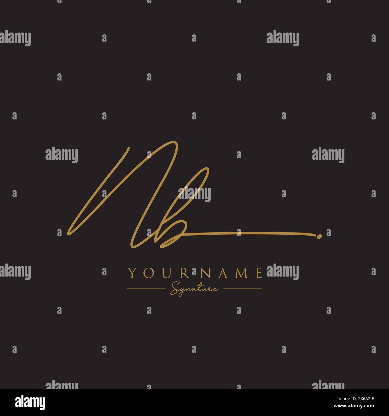 Signature Stock Vector Images - Alamy