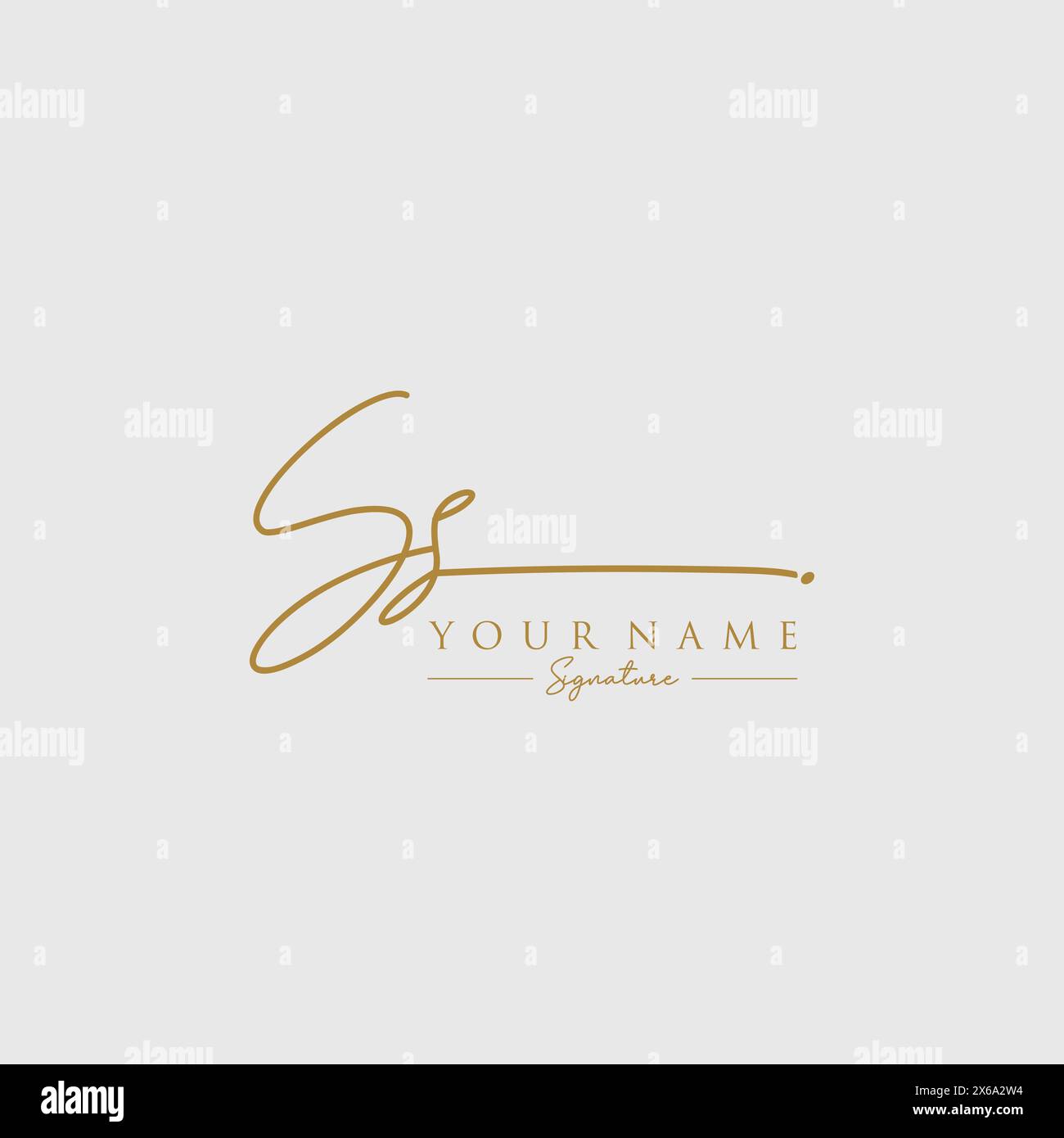 SS Signature Logo Template Stock Vector Image & Art - Alamy