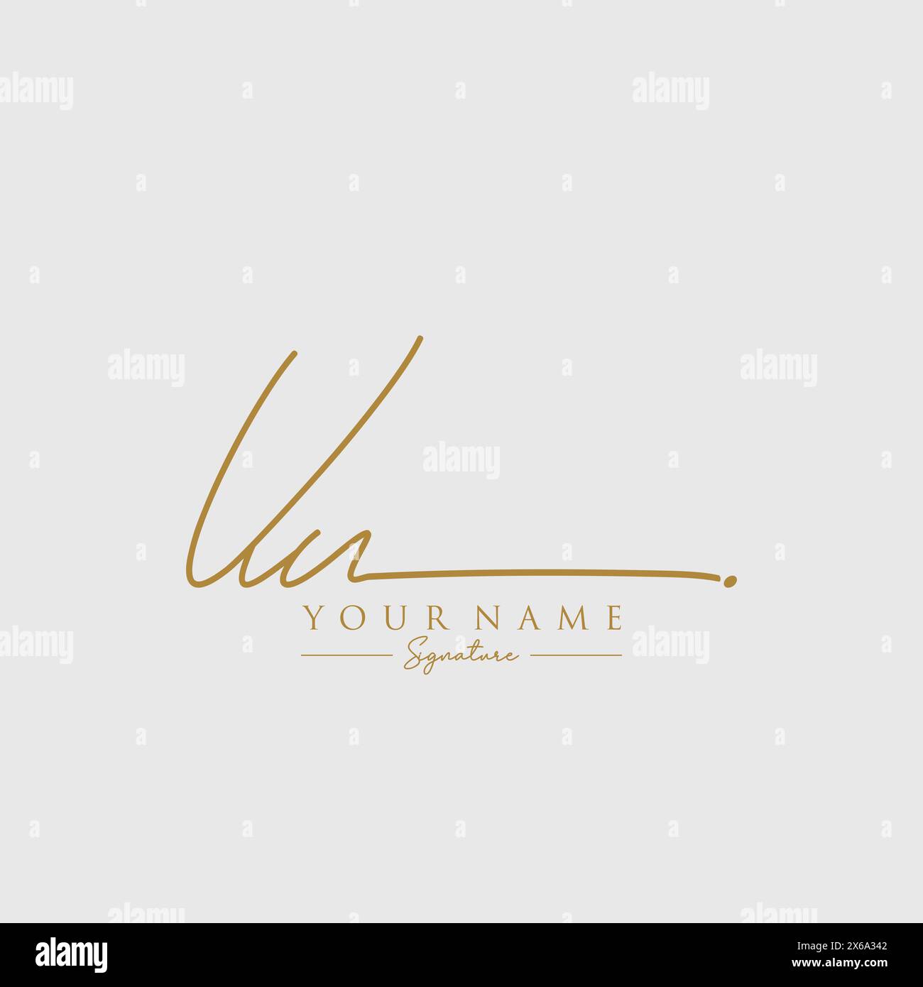 VU Signature Logo Template Stock Vector Image & Art - Alamy