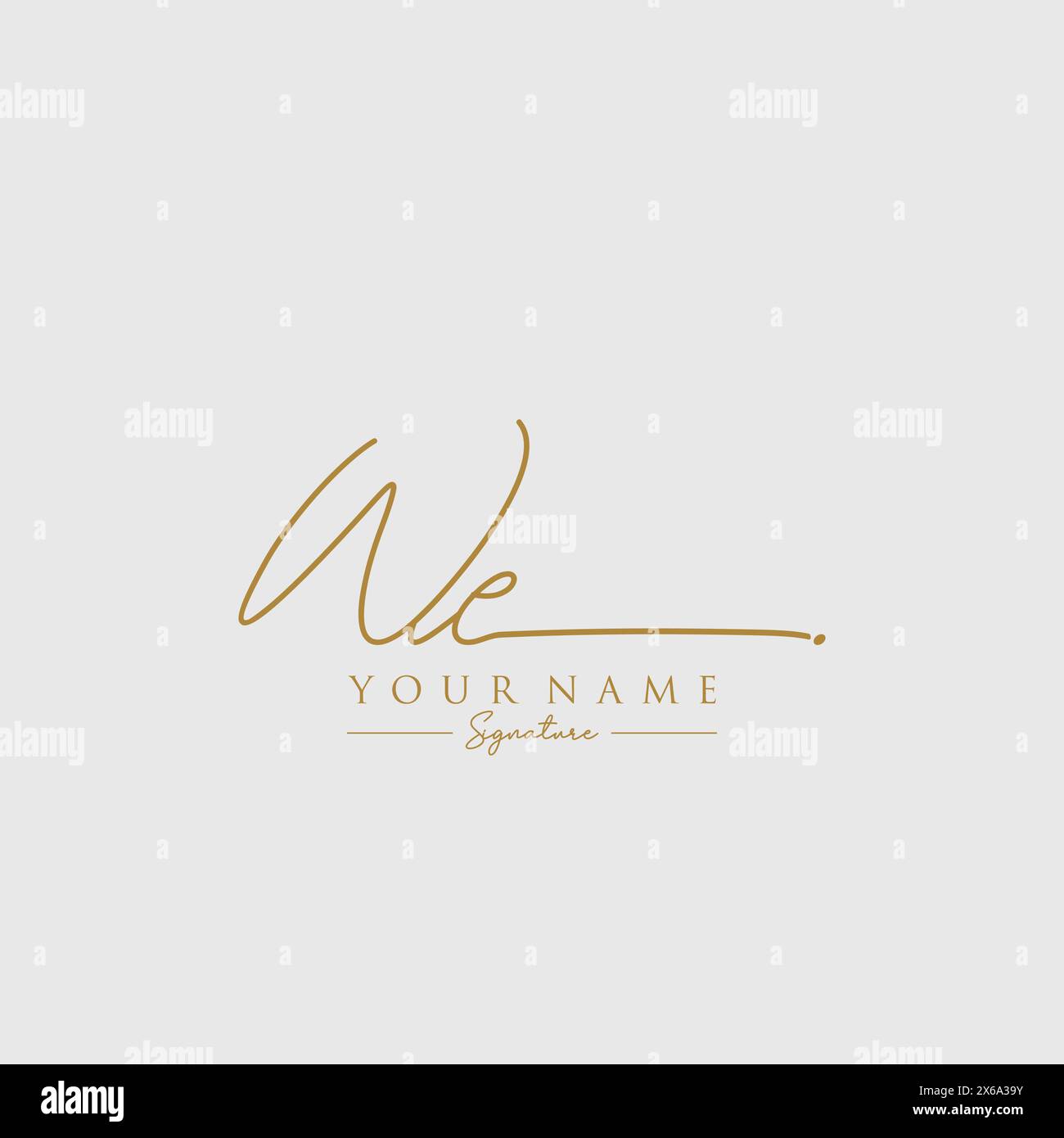 Signature Stock Vector Images - Alamy