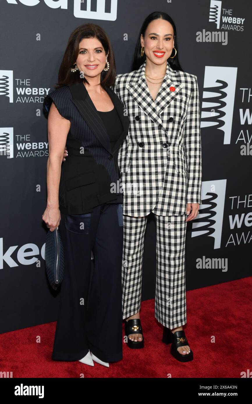 New York, USA. 13th May, 2024. Tamsen Fadal and Meena Harris attending ...