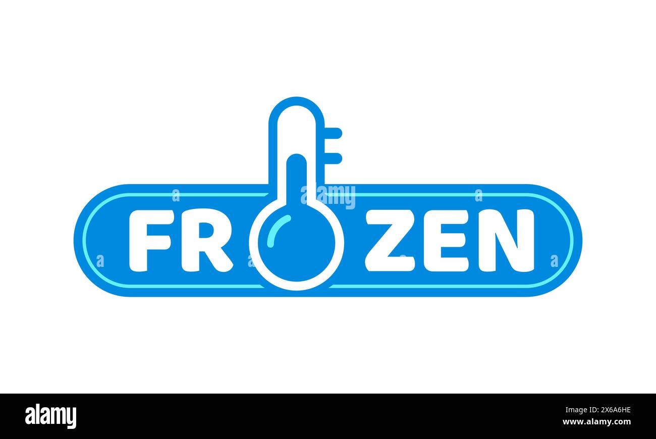 Food packages in freezer Stock Vector Images - Alamy