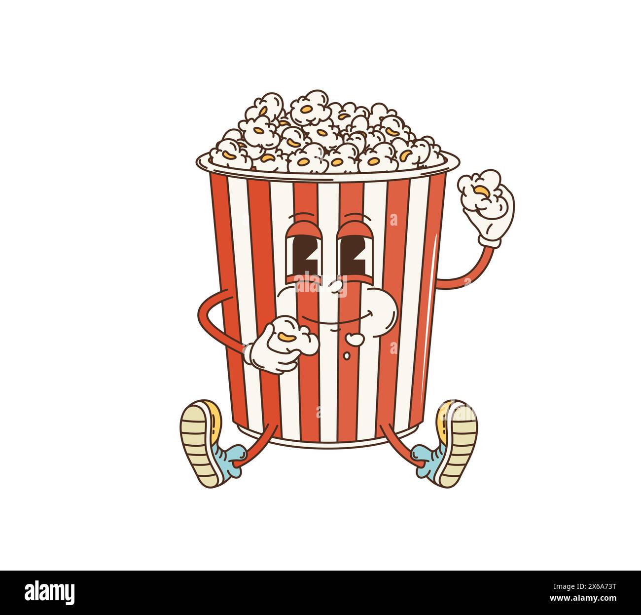 1970s popcorn Stock Vector Images - Alamy