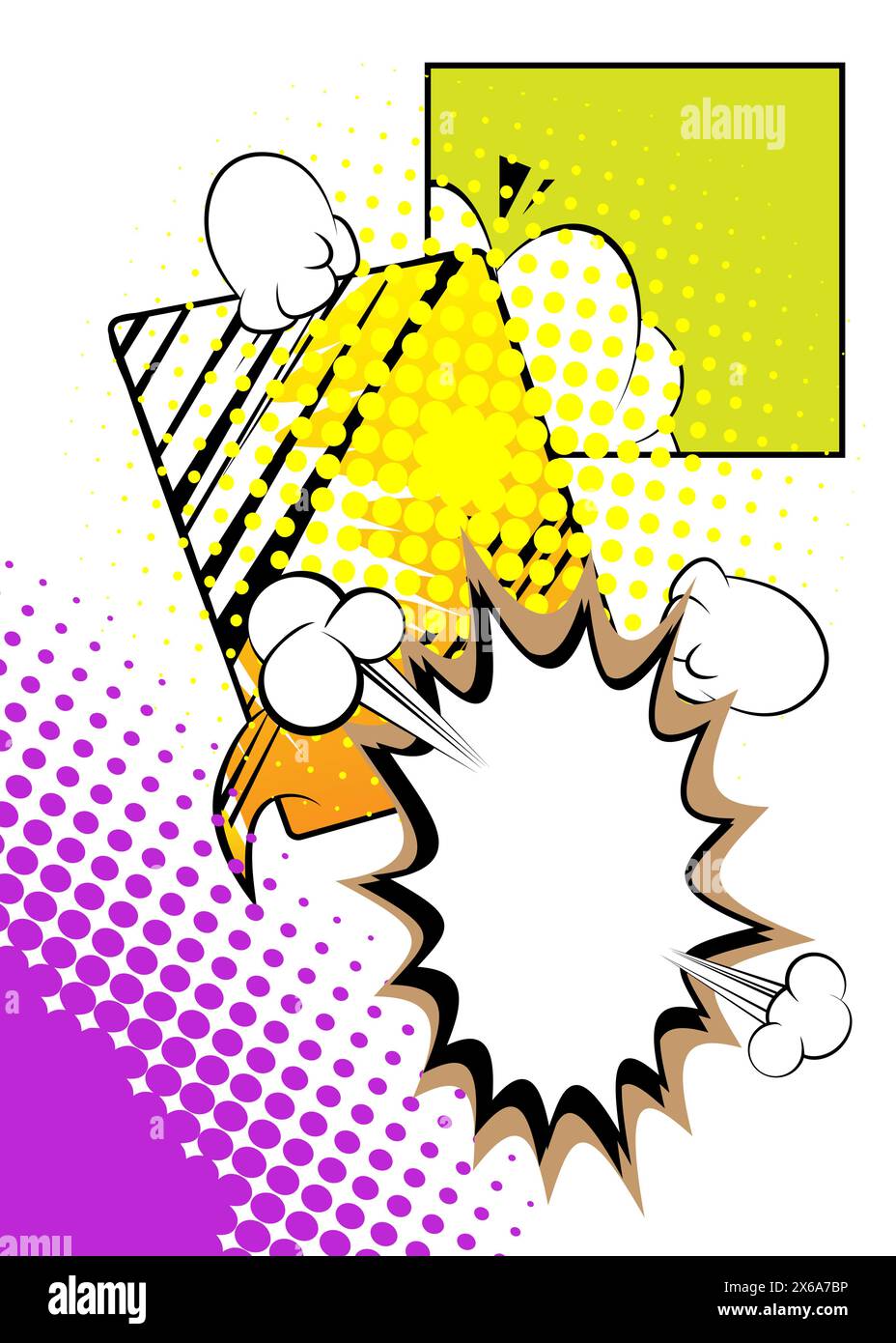 Super Cartoon Background, comic book abstract page layout backdrop ...