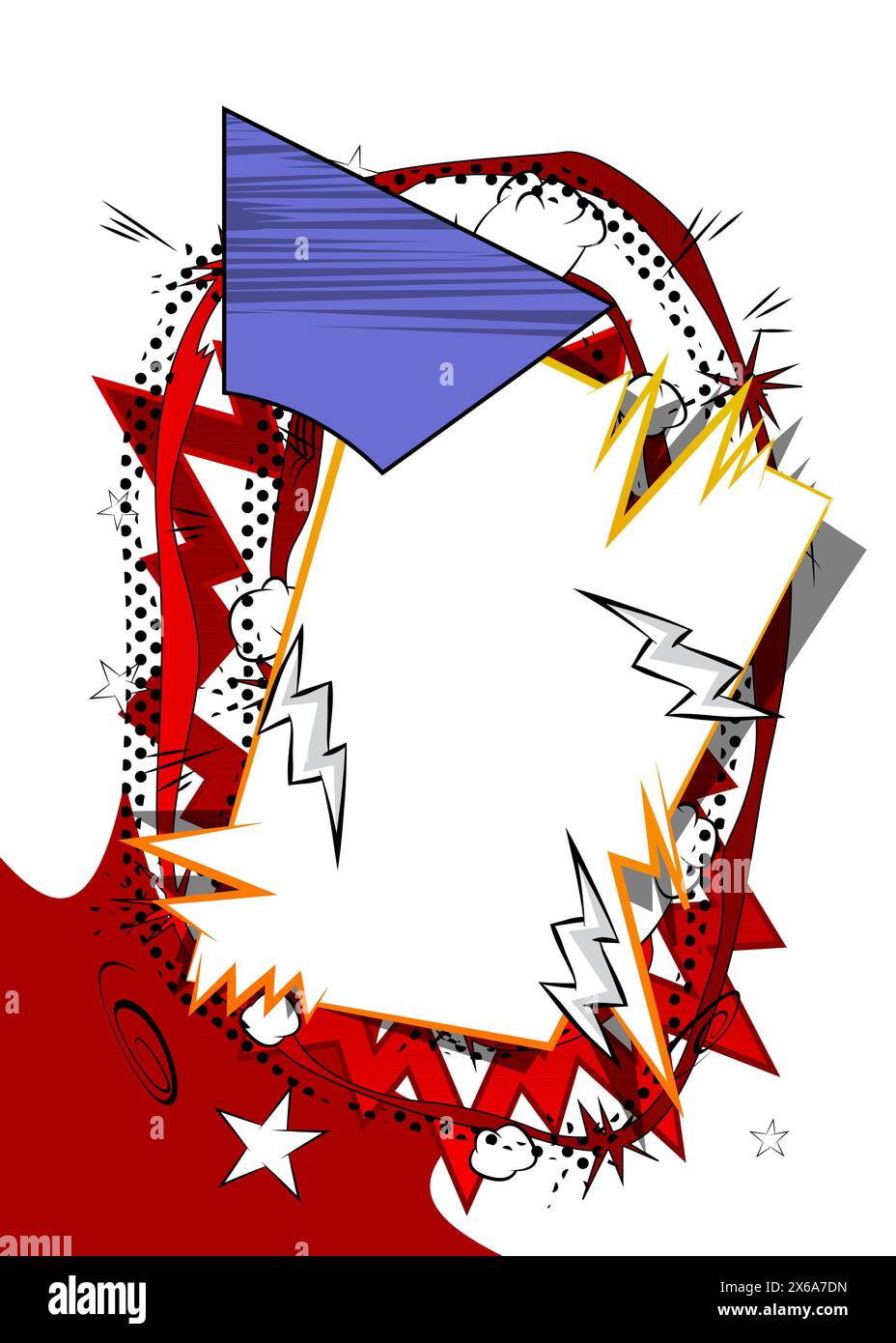 Super Cartoon Background, comic book abstract page layout backdrop ...
