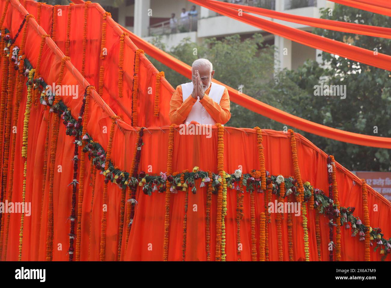 Varanasi, India. 13th May, 2024. India's Prime Minister Narendra Modi ...