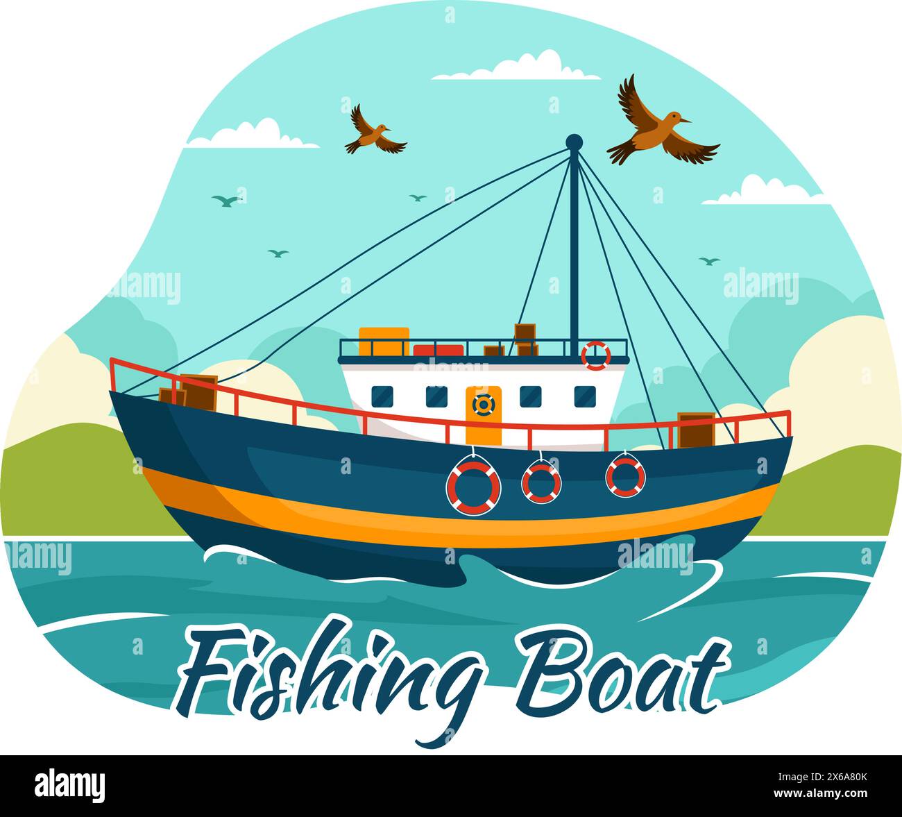 Fishermen Stock Vector Images - Alamy
