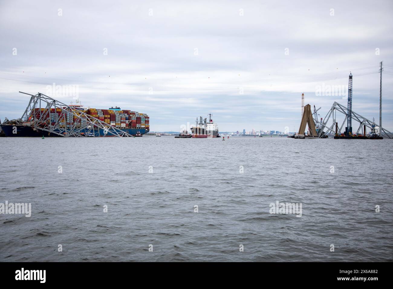 The first commercial vessel transits through the Limited Access Channel ...