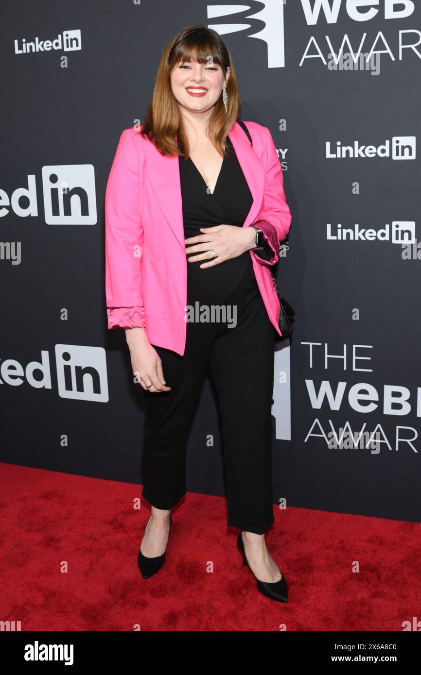 New York, USA. 13th May, 2024. Amanda Litman attending the 28th Annual Webby Awards at Cipriani ...