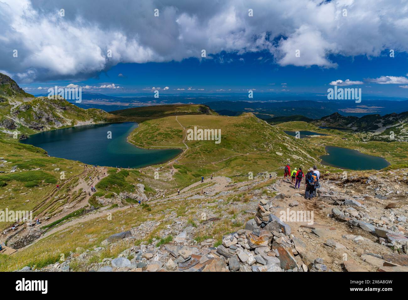 The Seven Rila Lakes in the Rila Mountain, Bulgaria Stock Photo - Alamy