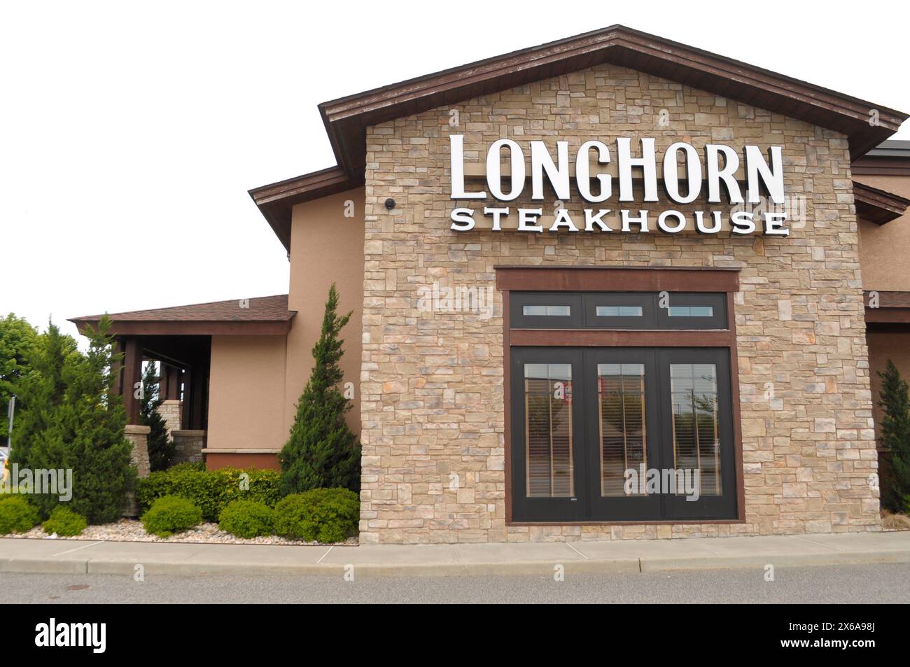 New York, United States. 13th May, 2024. A LongHorn Steakhouse is seen ...