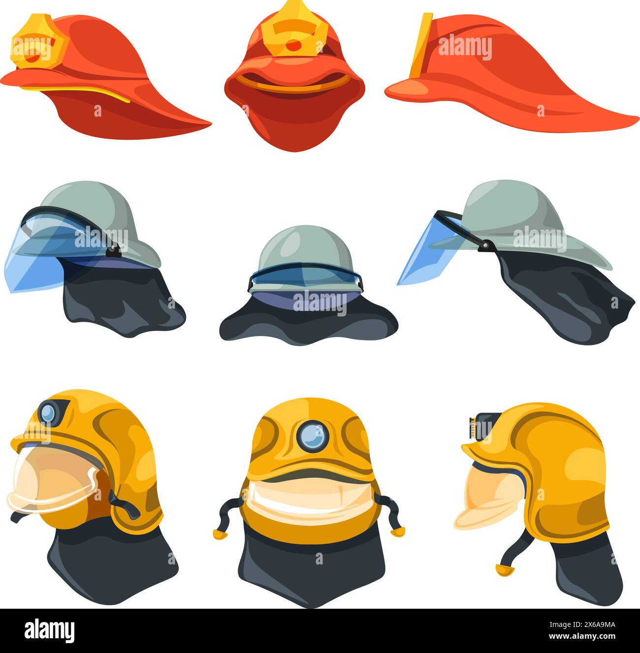 Firefighter Helmet Vector