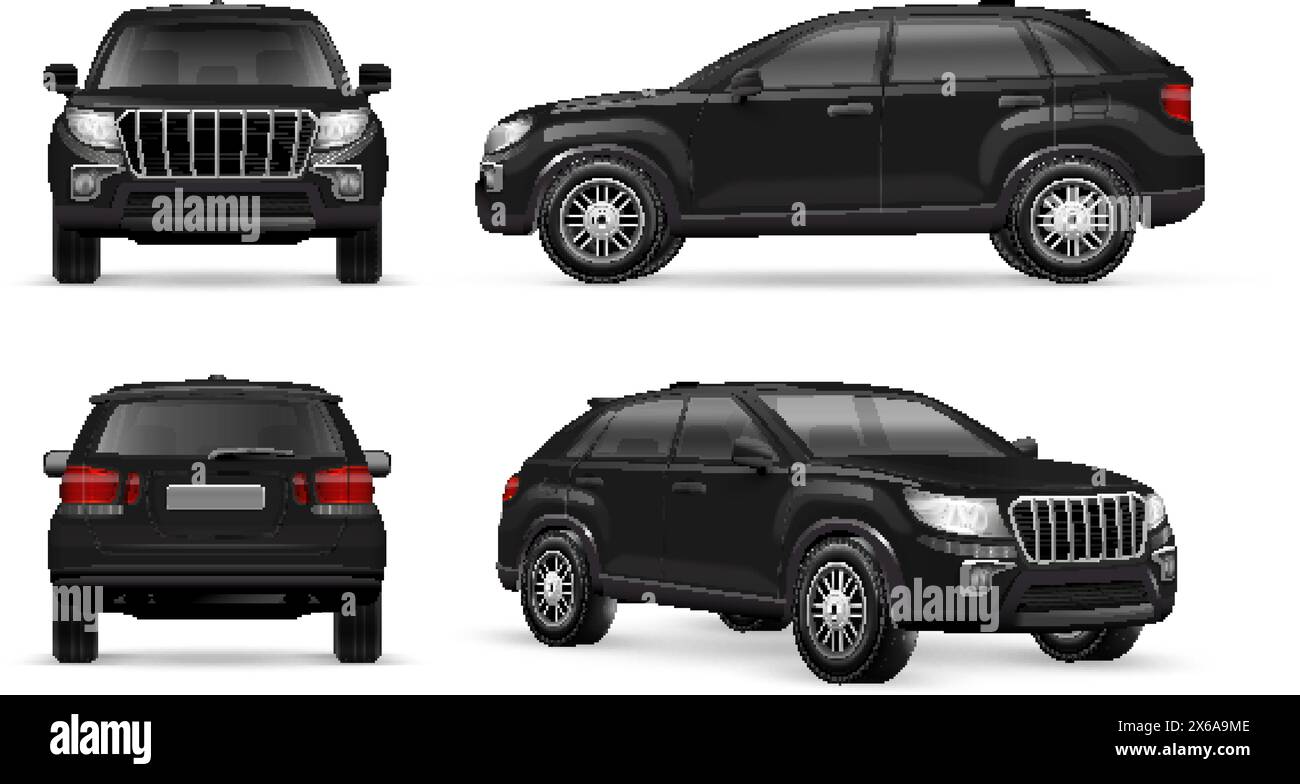 Car front view rover Stock Vector Images - Alamy