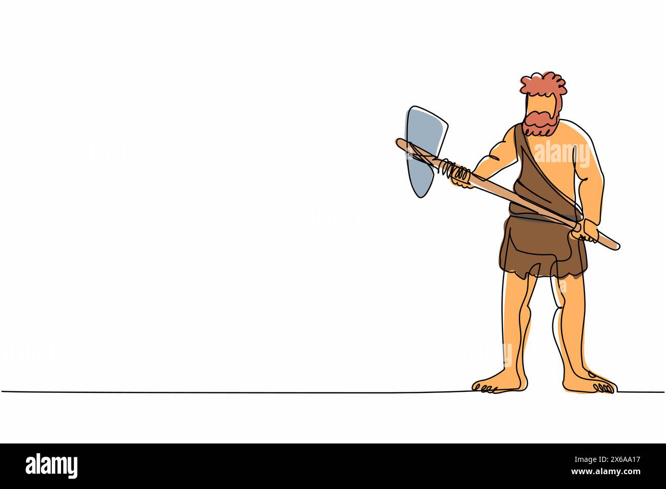 Neolithic man holding hi-res stock photography and images - Alamy