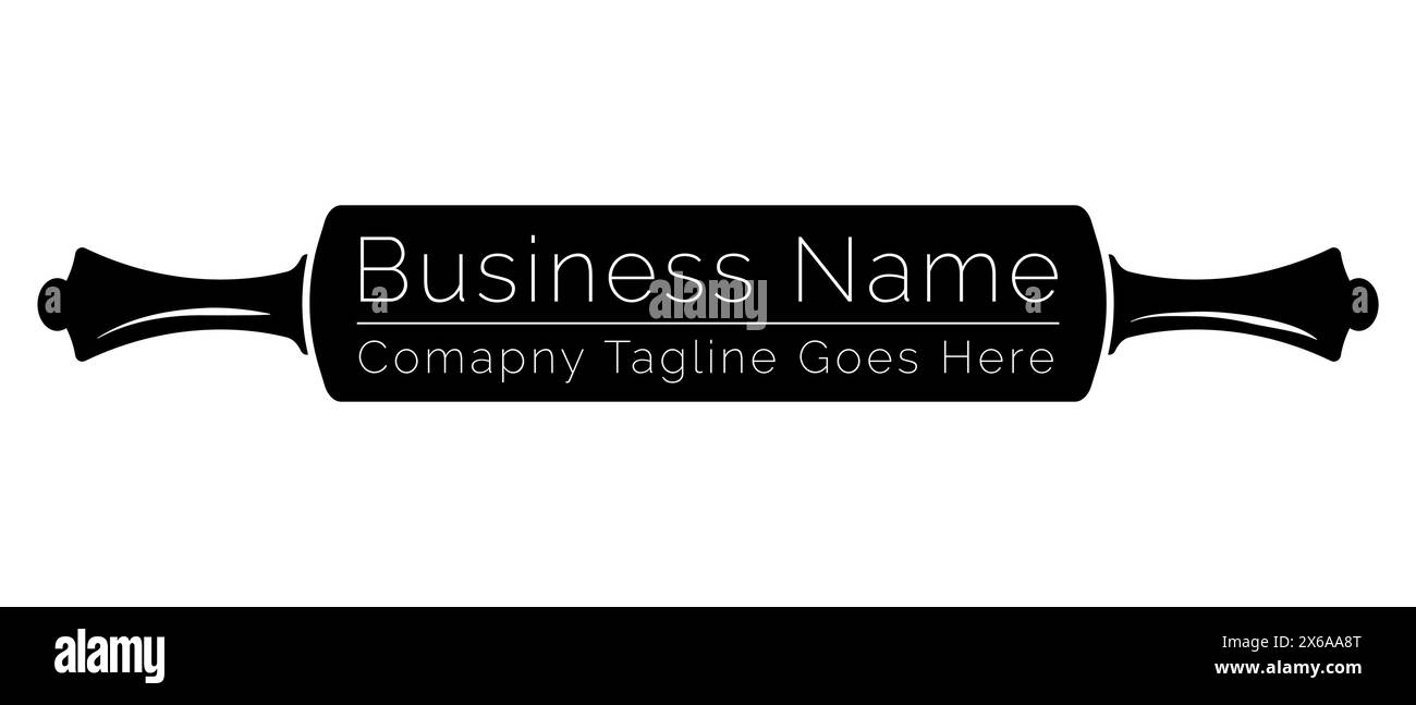 Rolling pin pastry baking Stock Vector Images - Alamy