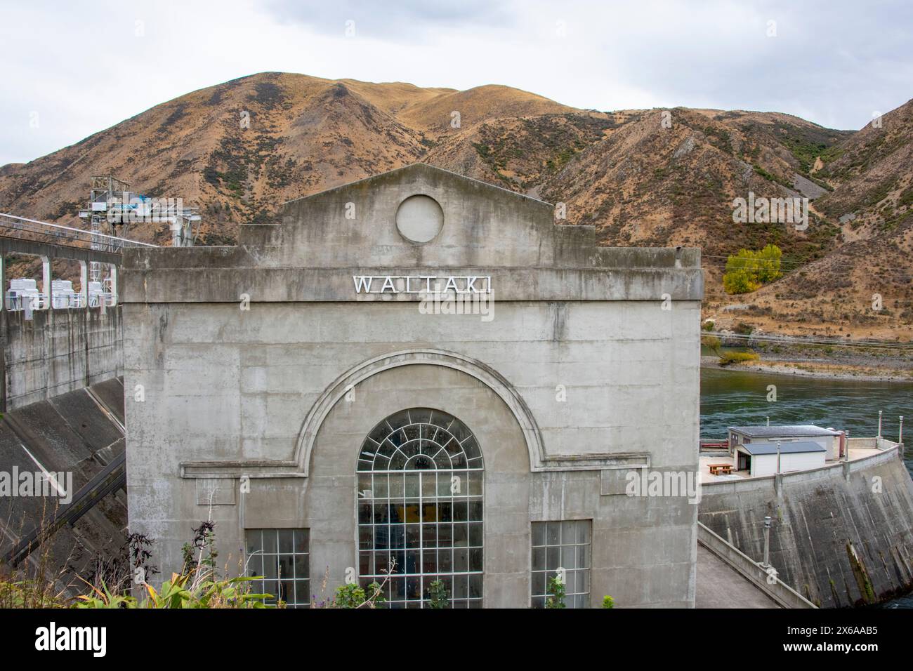 Waitaki Dam - New Zealand Stock Photo - Alamy