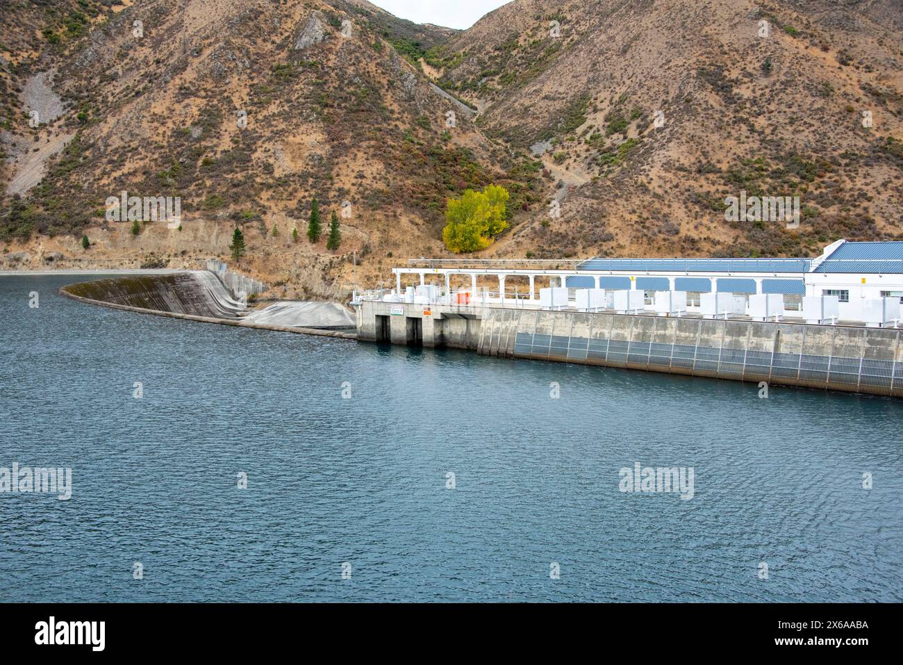 Waitaki Dam - New Zealand Stock Photo - Alamy
