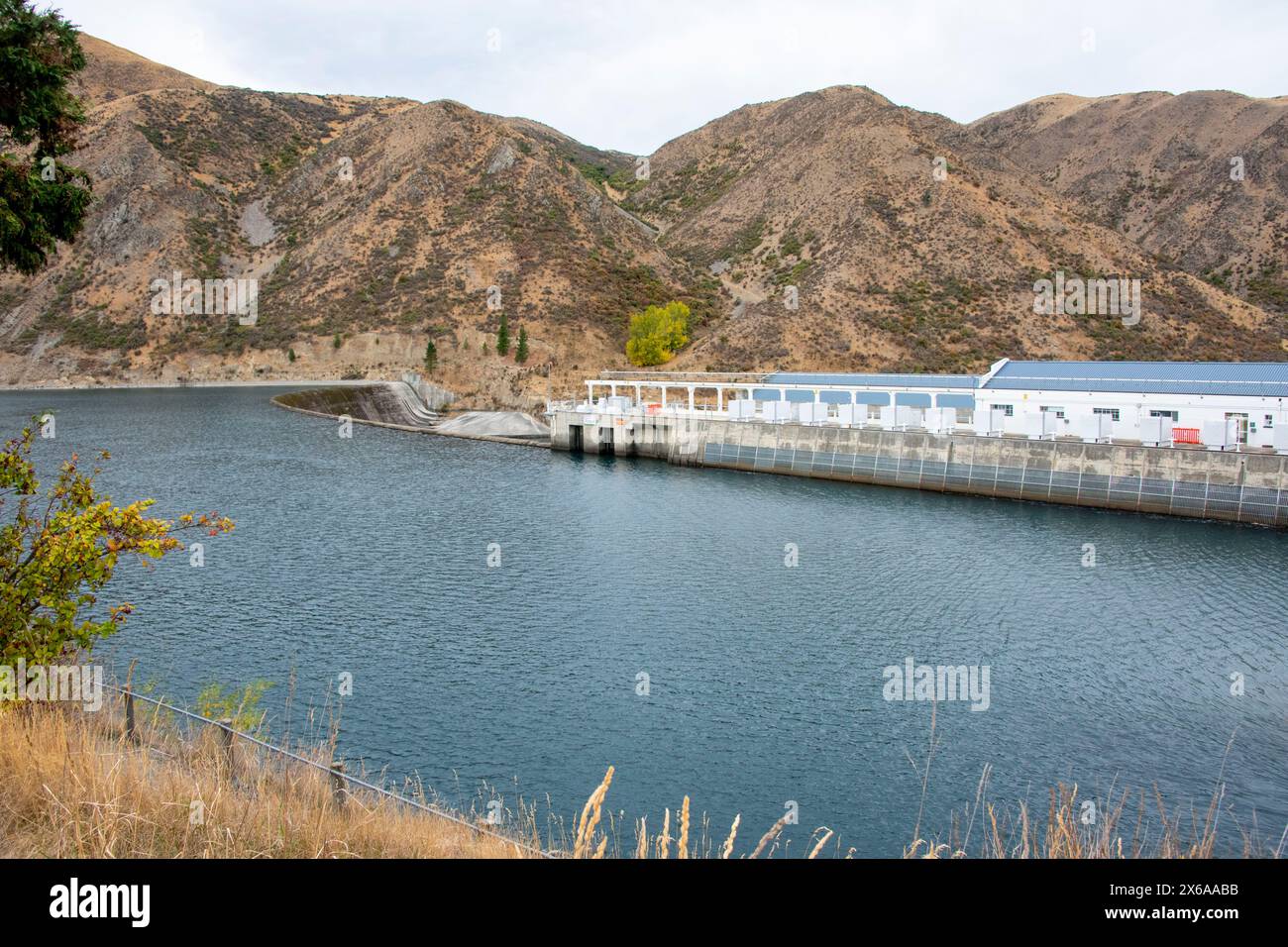 Waitaki Dam - New Zealand Stock Photo - Alamy