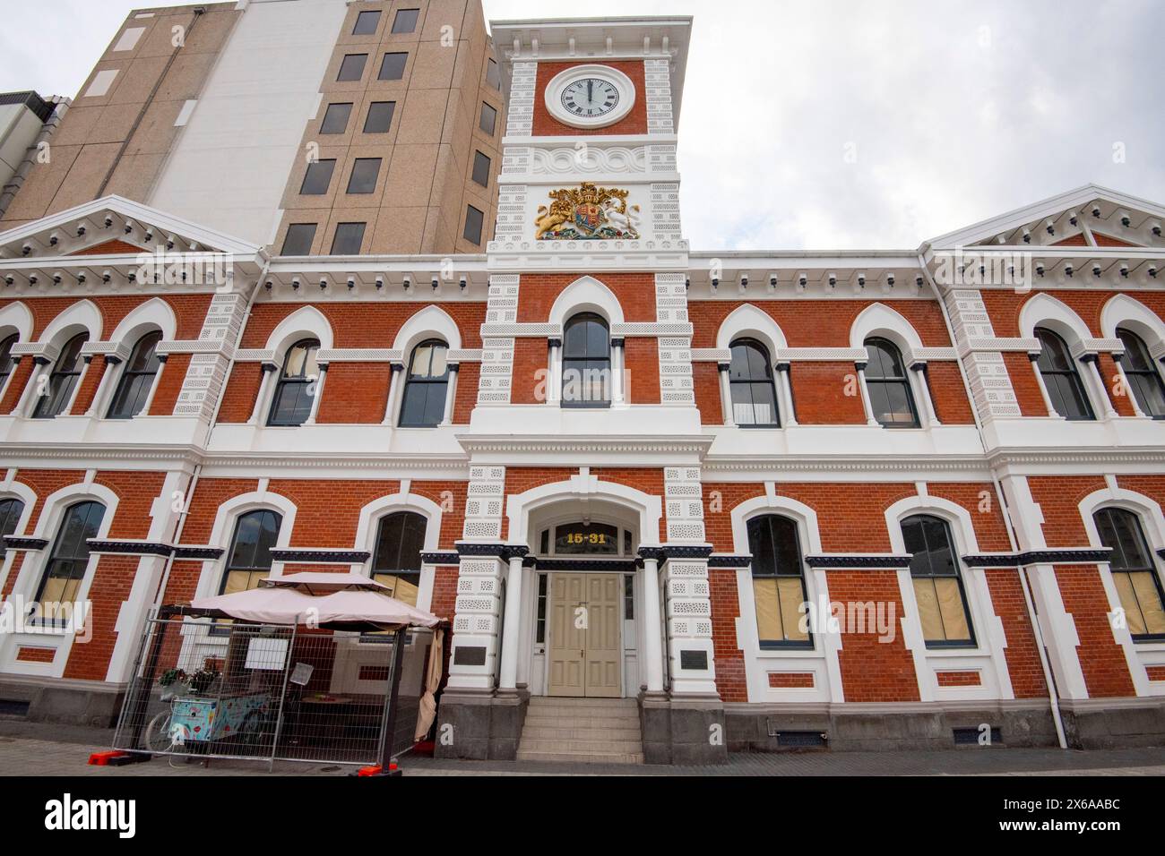 Former Chief Post Office Building in Christchurch - New Zealand Stock ...