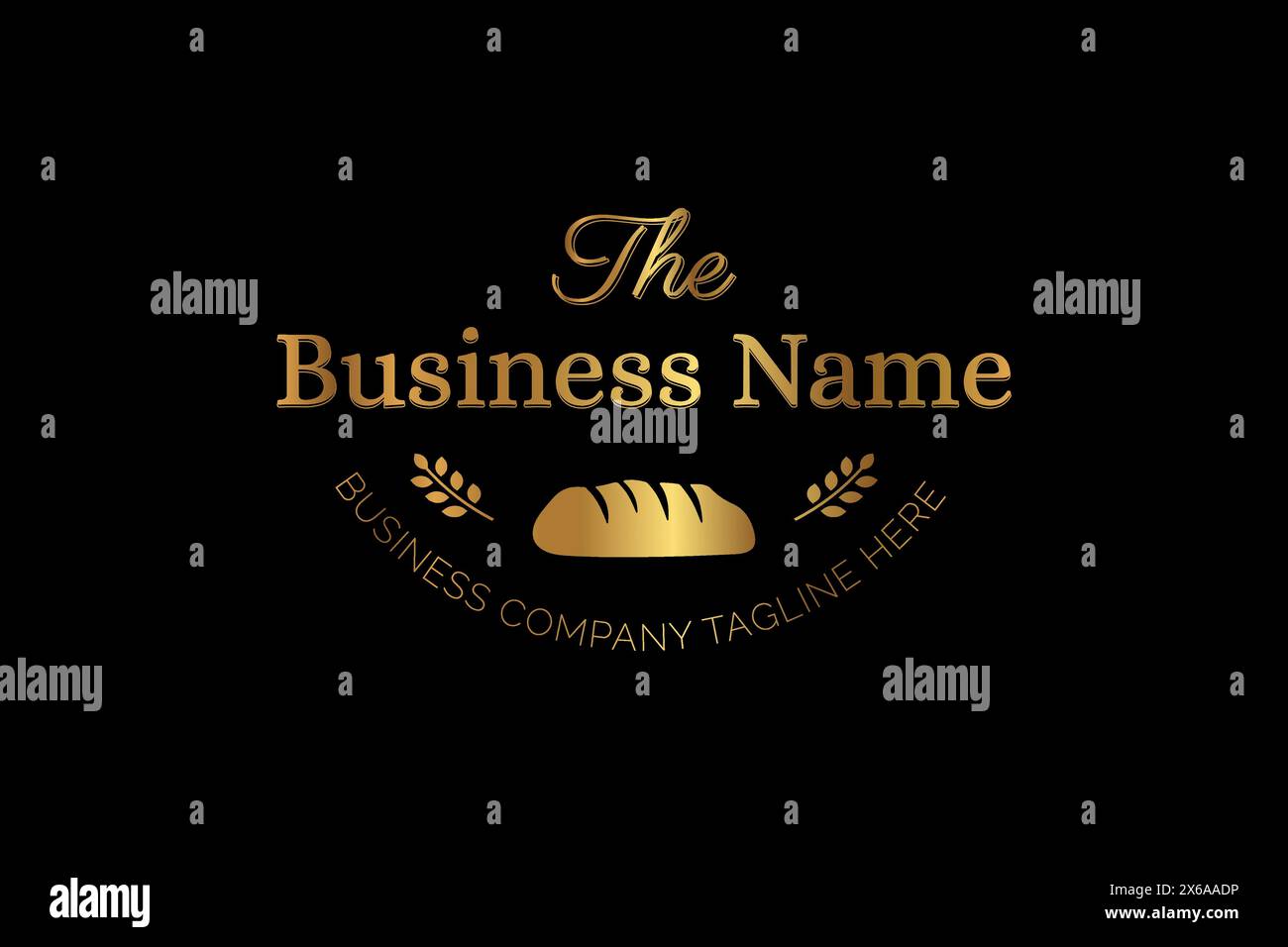 Gold Bakery Logo Badge or Stamp Stock Vector Image & Art - Alamy