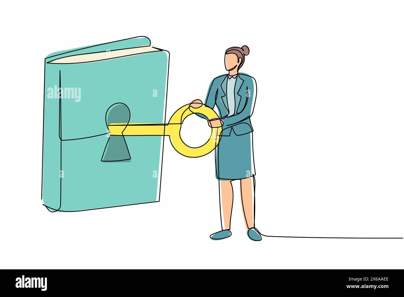 Book with lock Stock Vector Images - Alamy