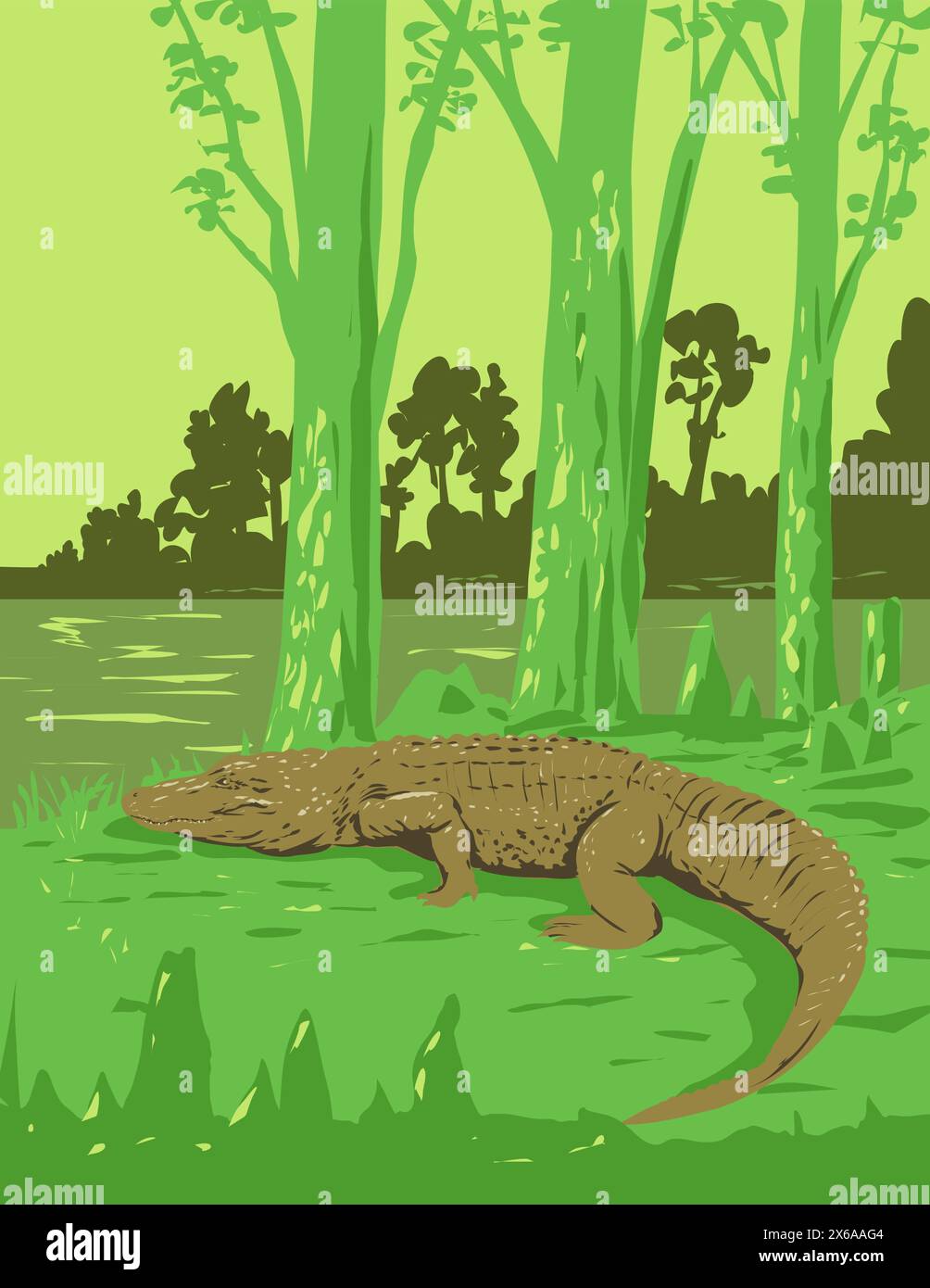 Art deco tropical Stock Vector Images - Alamy