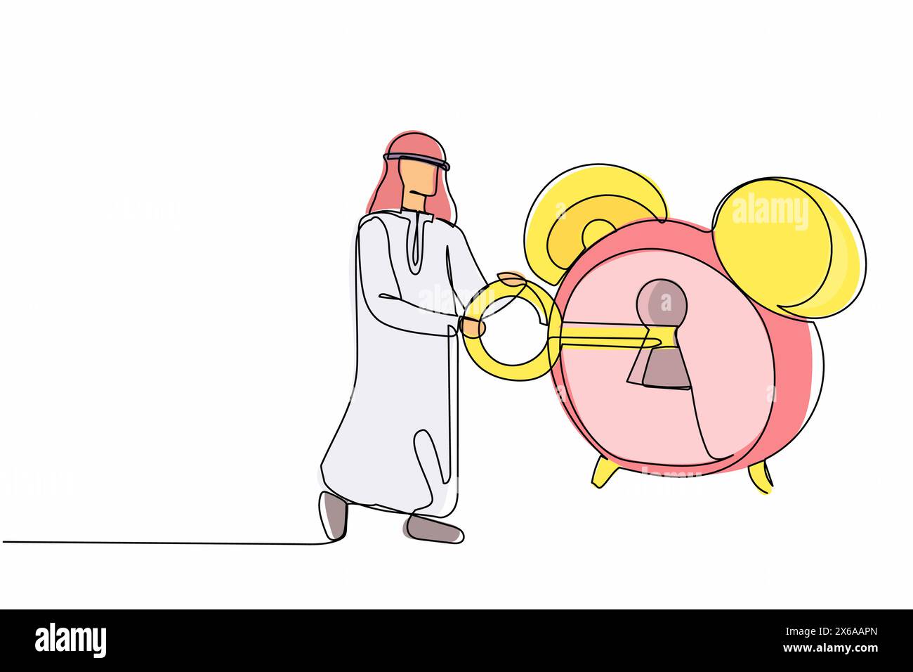 Man on finish line Stock Vector Images - Alamy