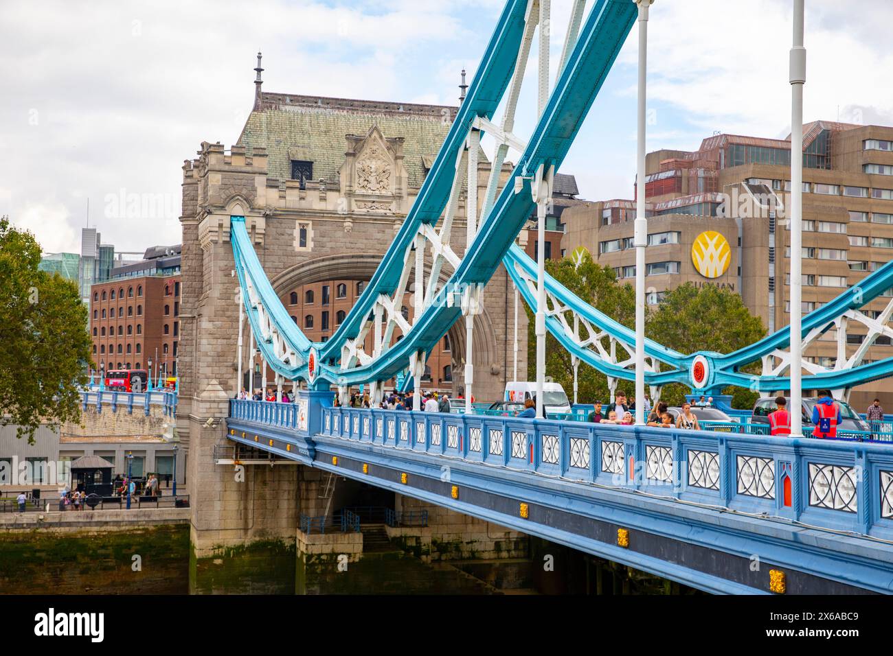 World famous Tower Bridge London, Grade 1 heritage listed bascule ...