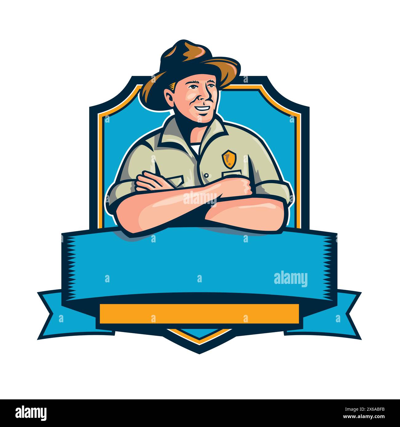 Cartoon Ranger Badge Clip Art Ranger PNG, Vector, PSD, And Clipart