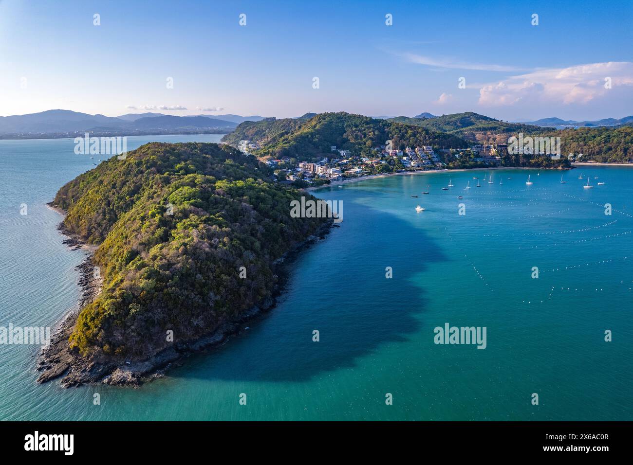 Aerial view of Ao Yon Yai beach in Phuket, Thailand Stock Photo - Alamy