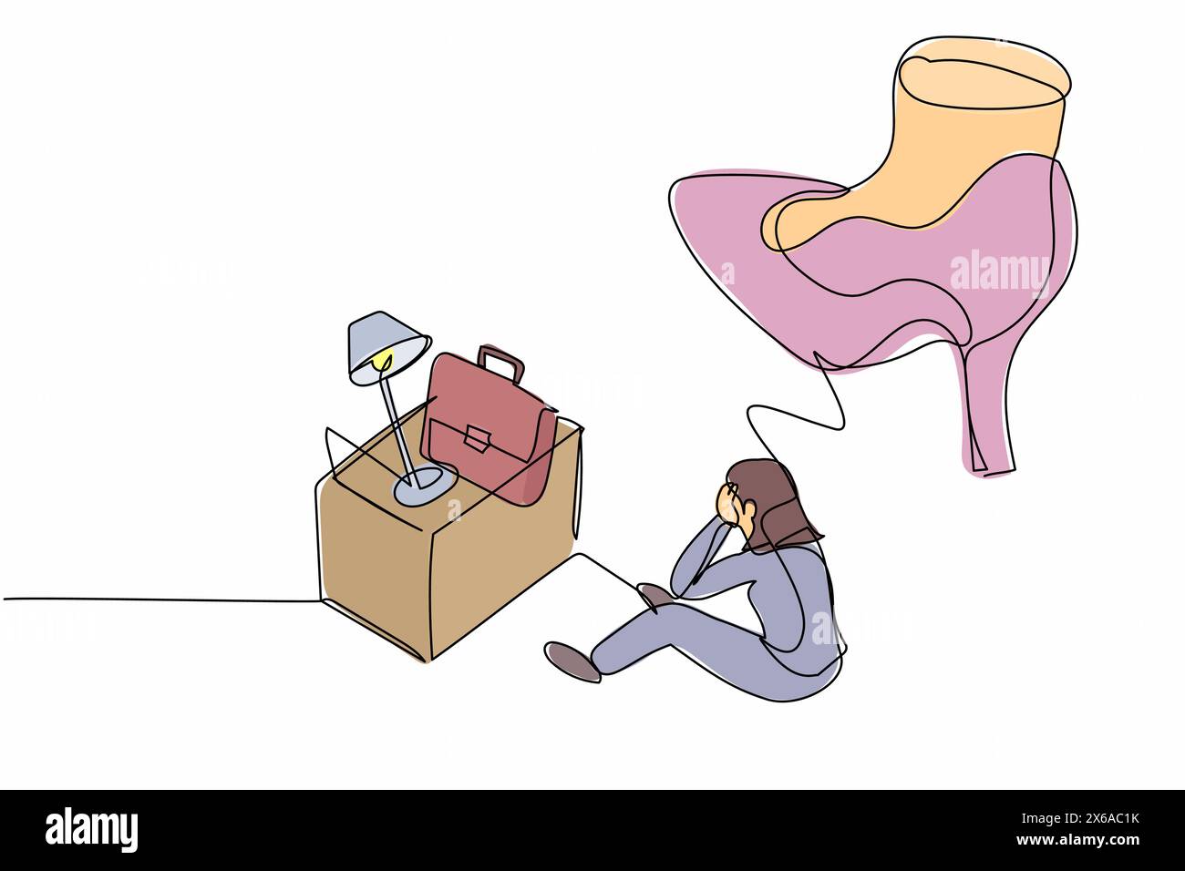 Job migraine Stock Vector Images - Alamy