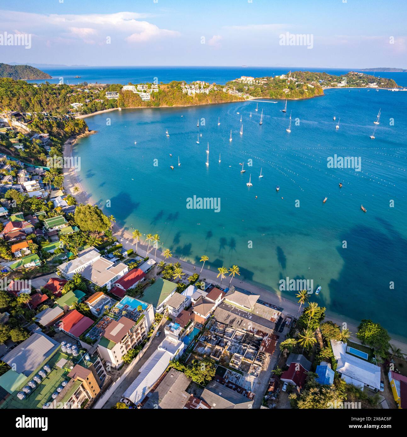 Aerial view of Ao Yon Yai beach in Phuket, Thailand Stock Photo - Alamy