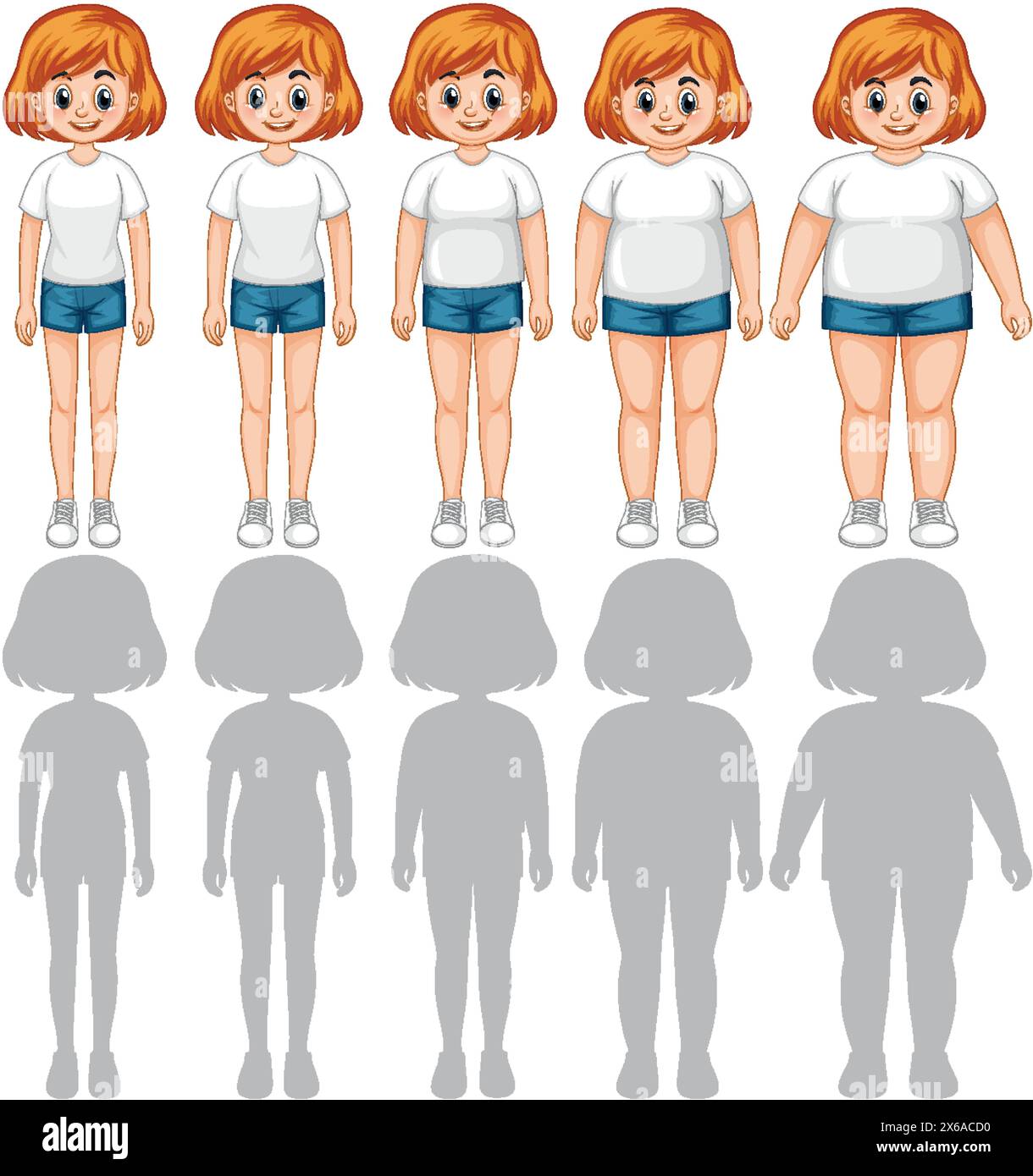 Different body types based on BMI Stock Vector Image & Art - Alamy