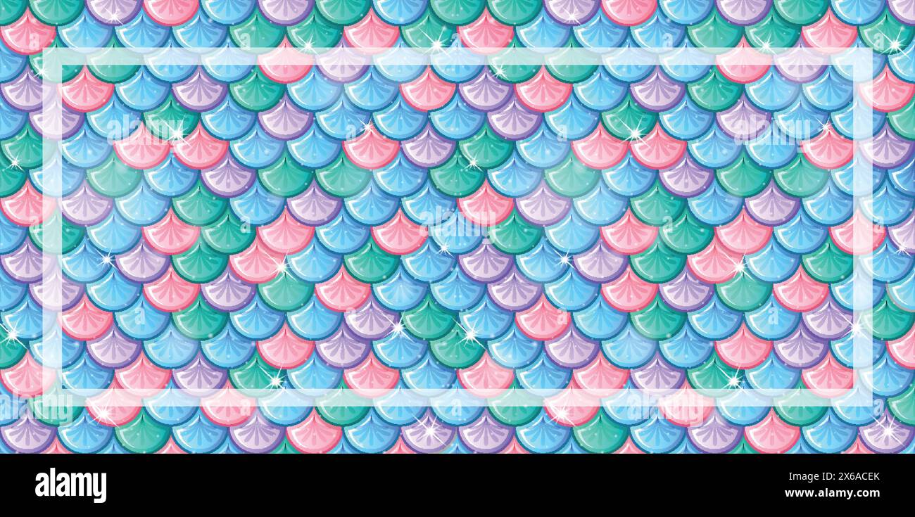 Vibrant scales in pink, blue, and green hues Stock Vector Image & Art ...