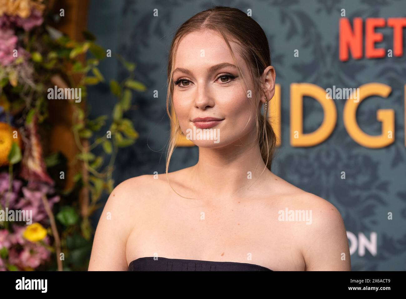 New York, USA. 13th May, 2024. Hannah Dodd wearing dress by Ellie ...