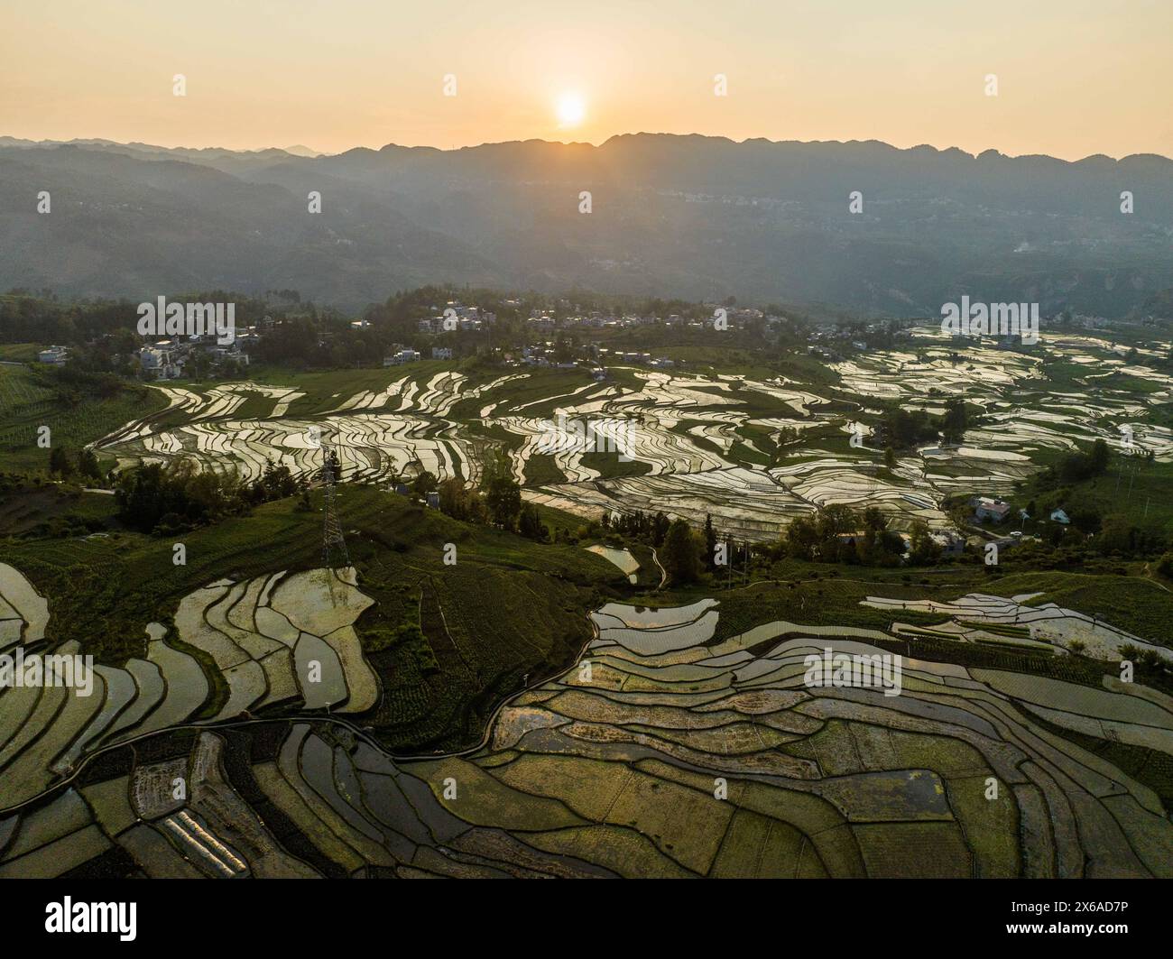 Bijie, China. 14th May, 2024. A photo taken on May 13, 2024, shows the ...